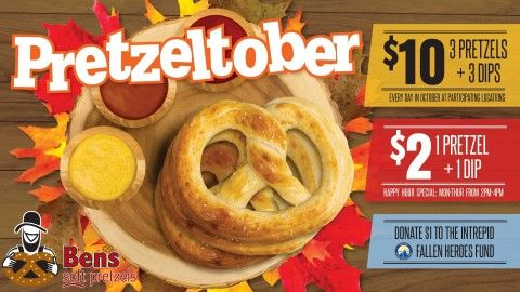 Ben’s Soft Pretzels Celebrates National Pretzel Month : National ...